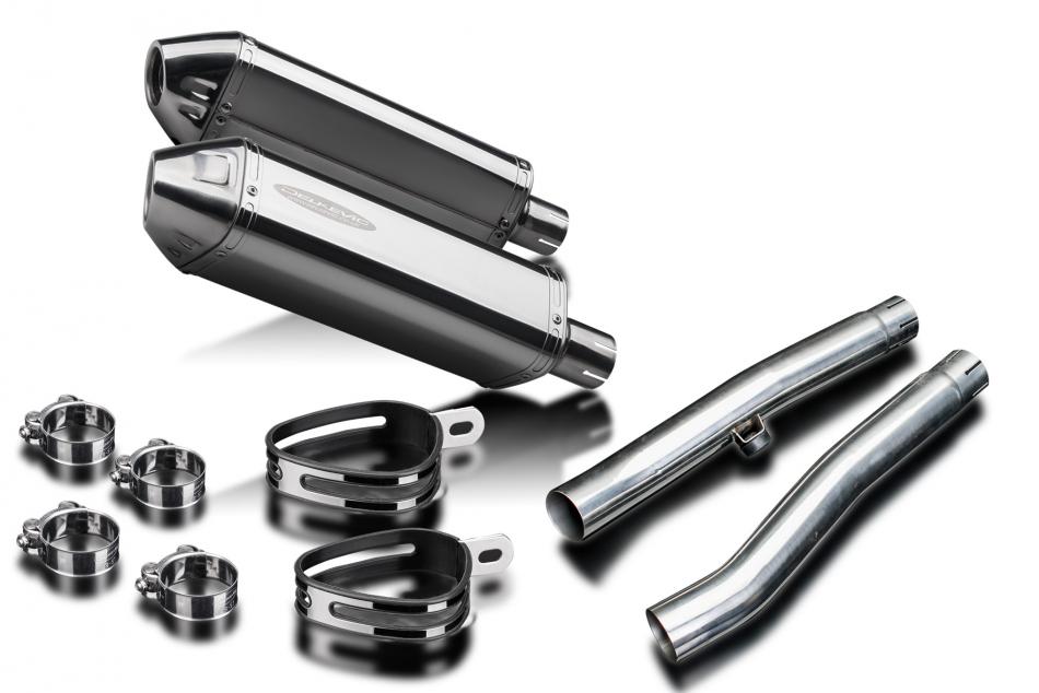 TRIUMPH TROPHY 1200 1991-1993 Echappement Silencieux 320mm Tri-Ovale Inox