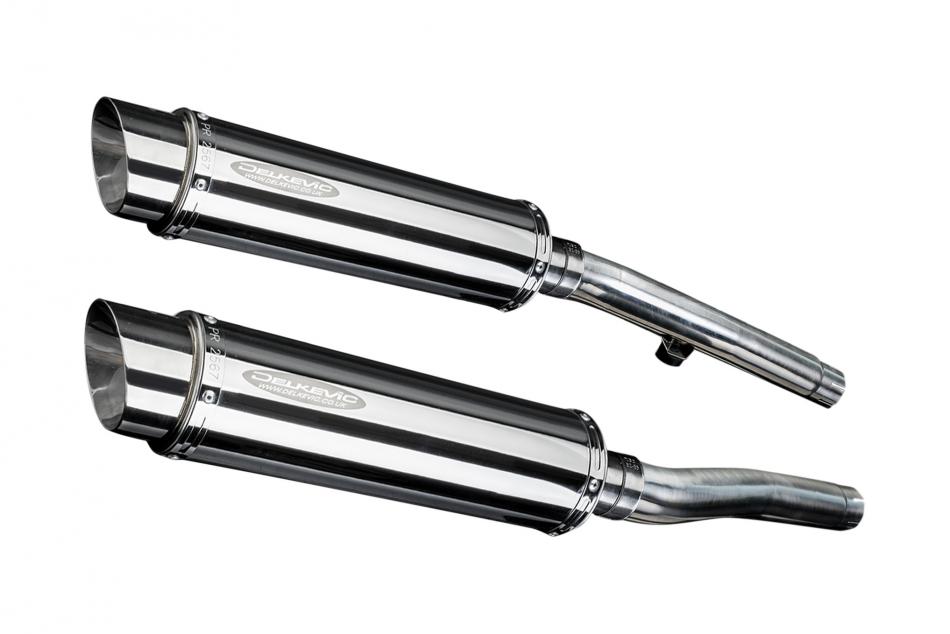 TRIUMPH TROPHY 1200 1991-1993 Echappement Silencieux 350mm Rond Inox