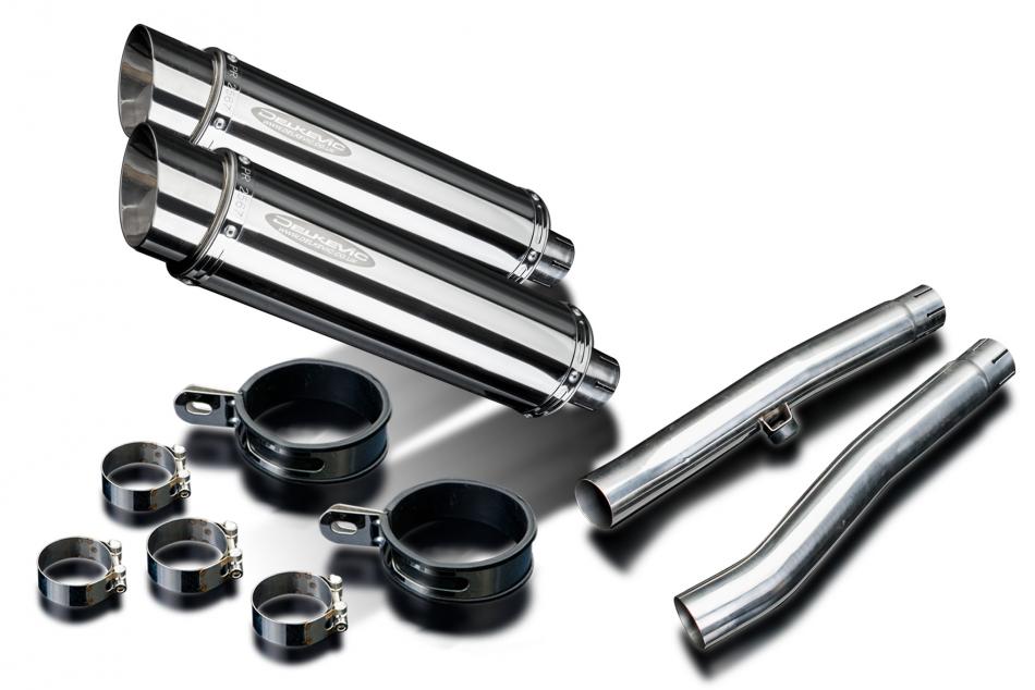 TRIUMPH TROPHY 1200 1991-1993 Echappement Silencieux 350mm Rond Inox